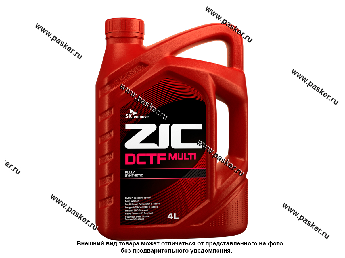 Масло ZIC DCTF Multi 4л син 69171 купить по привлекательной цене в интернет-магазине "Паскер" с ...
